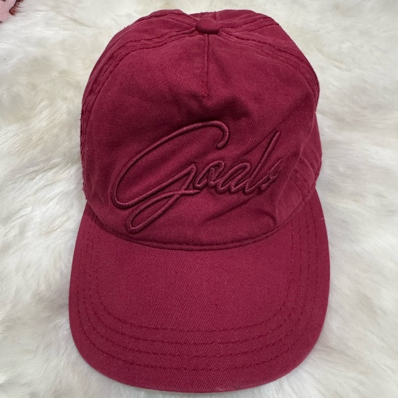 Accessories | Vintageinspired Goals Embroidered Burgundy Wine Red ...